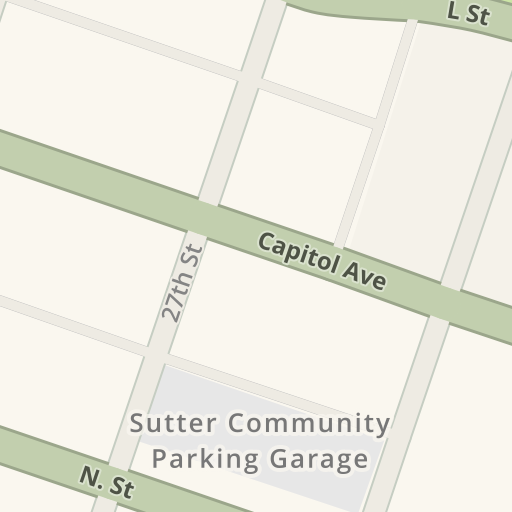 Driving directions to Sutter Medical Center, 1020 29th St, Sacramento ...
