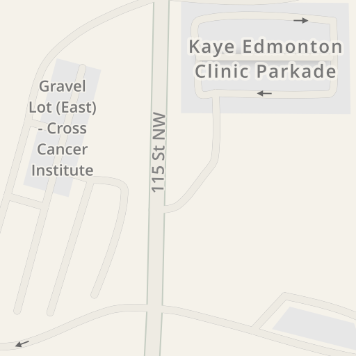 Driving directions to Cross Cancer Institute, 11560 University Ave NW ...