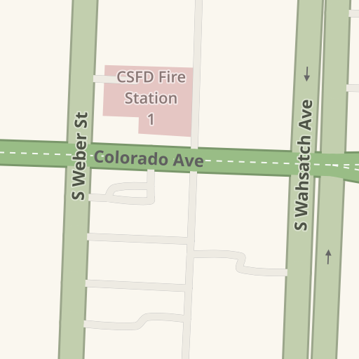 Driving directions to Colorado Springs, CO, US - Waze