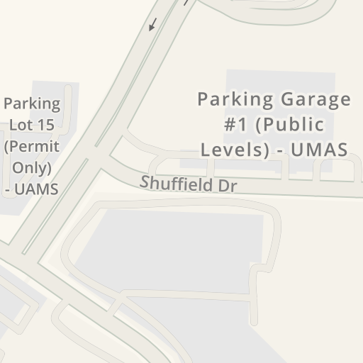 Driving directions to UAMS Medical Center, 4301 W Markham St, Little ...