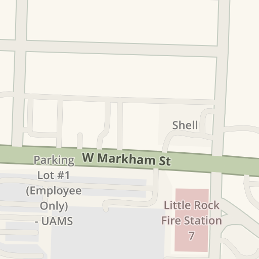 Driving directions to UAMS Medical Center, 4301 W Markham St, Little ...