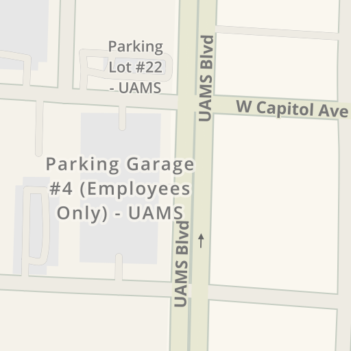 Driving directions to UAMS Medical Center, 4301 W Markham St, Little ...