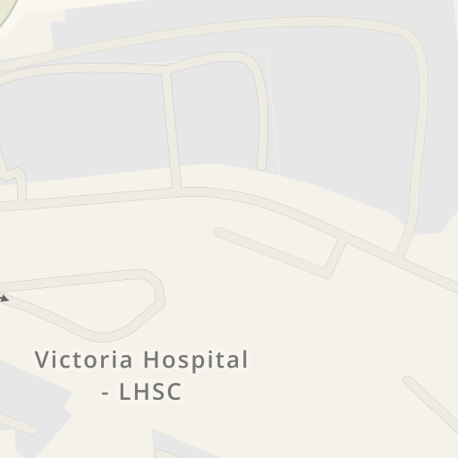 Driving directions to Victoria Hospital LHSC - Zone E Entrance, 800 ...