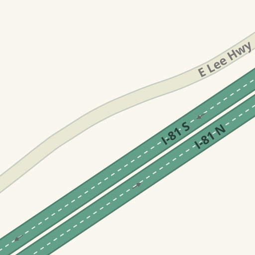 Driving directions to Interstate 81, I-81 - Waze