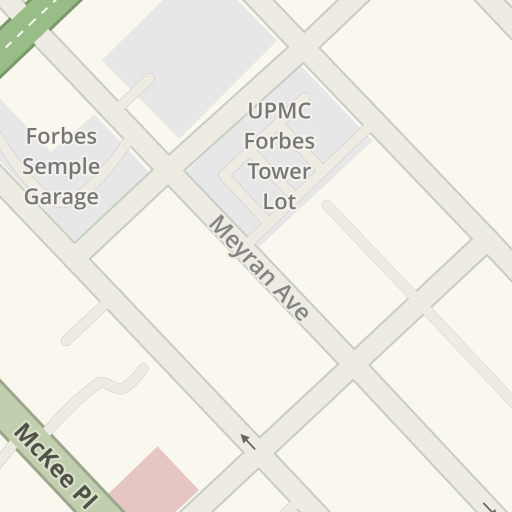 Driving directions to Magee-Womens Hospital of UPMC, 300 Halket St ...