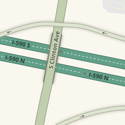 Driving directions to Clinton Crossings, Building G, 2400 S Clinton Ave ...