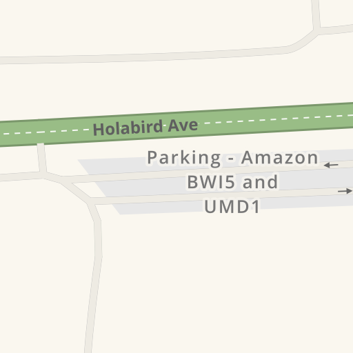 Driving directions to Amazon - BWI5 and UMD1, 5501 Holabird Ave ...