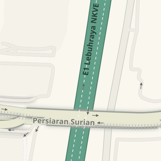 Driving directions to IOI Mall Damansara, Persiaran Surian, Petaling ...