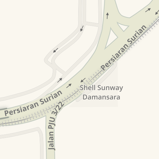 Driving directions to IOI Mall Damansara, Persiaran Surian, Petaling ...