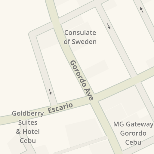Driving directions to One Montage Tower, Archbishop Reyes Ave, Cebu ...