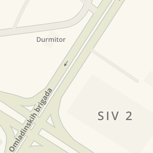 Driving directions to SIV 3, Omladinskih brigada, 1, Novi Beograd - Waze