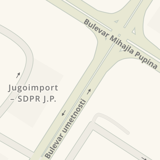 Driving directions to SIV 3, Omladinskih brigada, 1, Novi Beograd - Waze